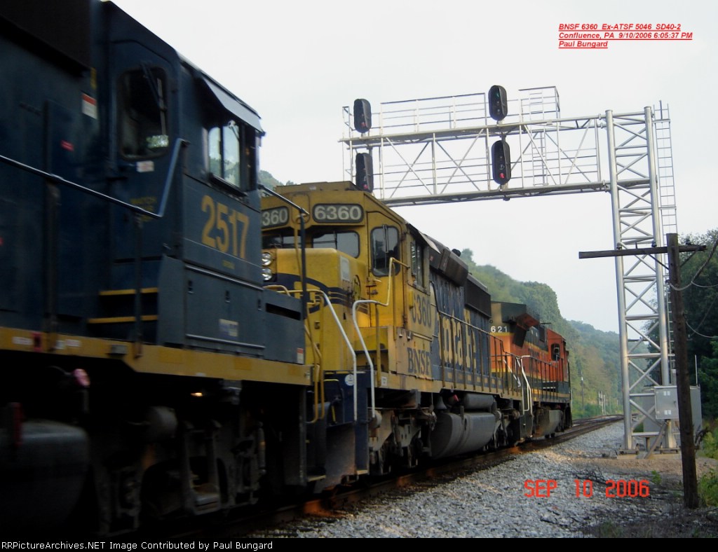 BNSF 6360 Ex-ATSF 5046 SD40-2 9/10/ 2006